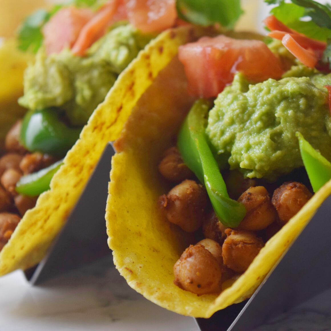 Chickpea Tacos | ICanYouCanVegan Chickpea Tacos