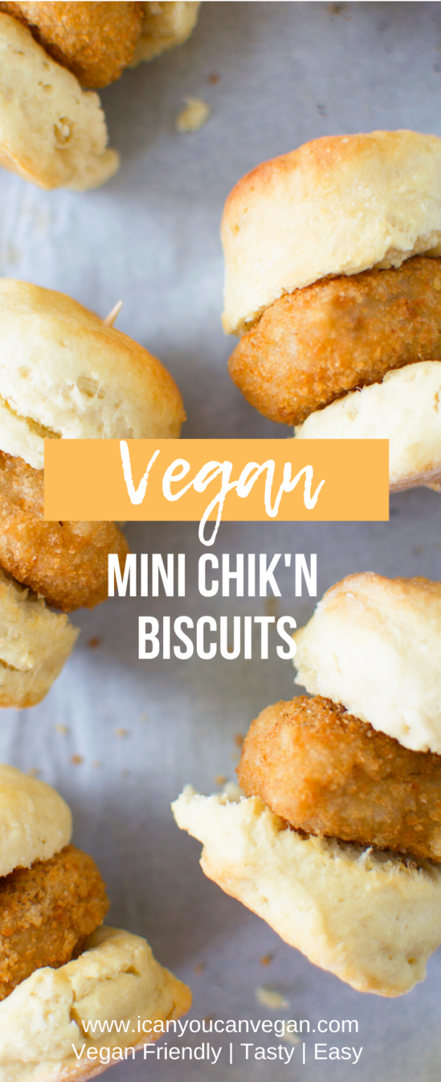Mini Vegan Chicken Biscuits | ICanYouCanVegan ICanYouCanVegan Mini Biscuits