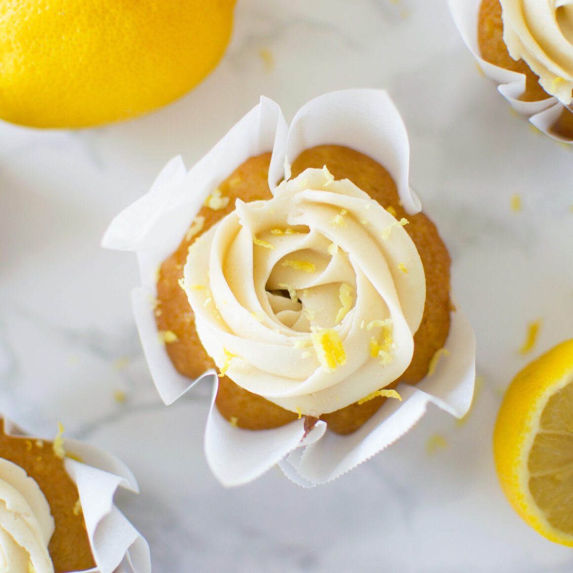 Vegan Lemon Cupcakes | I Can You Can Vegan Easy Vegan Lemon Cupcakes