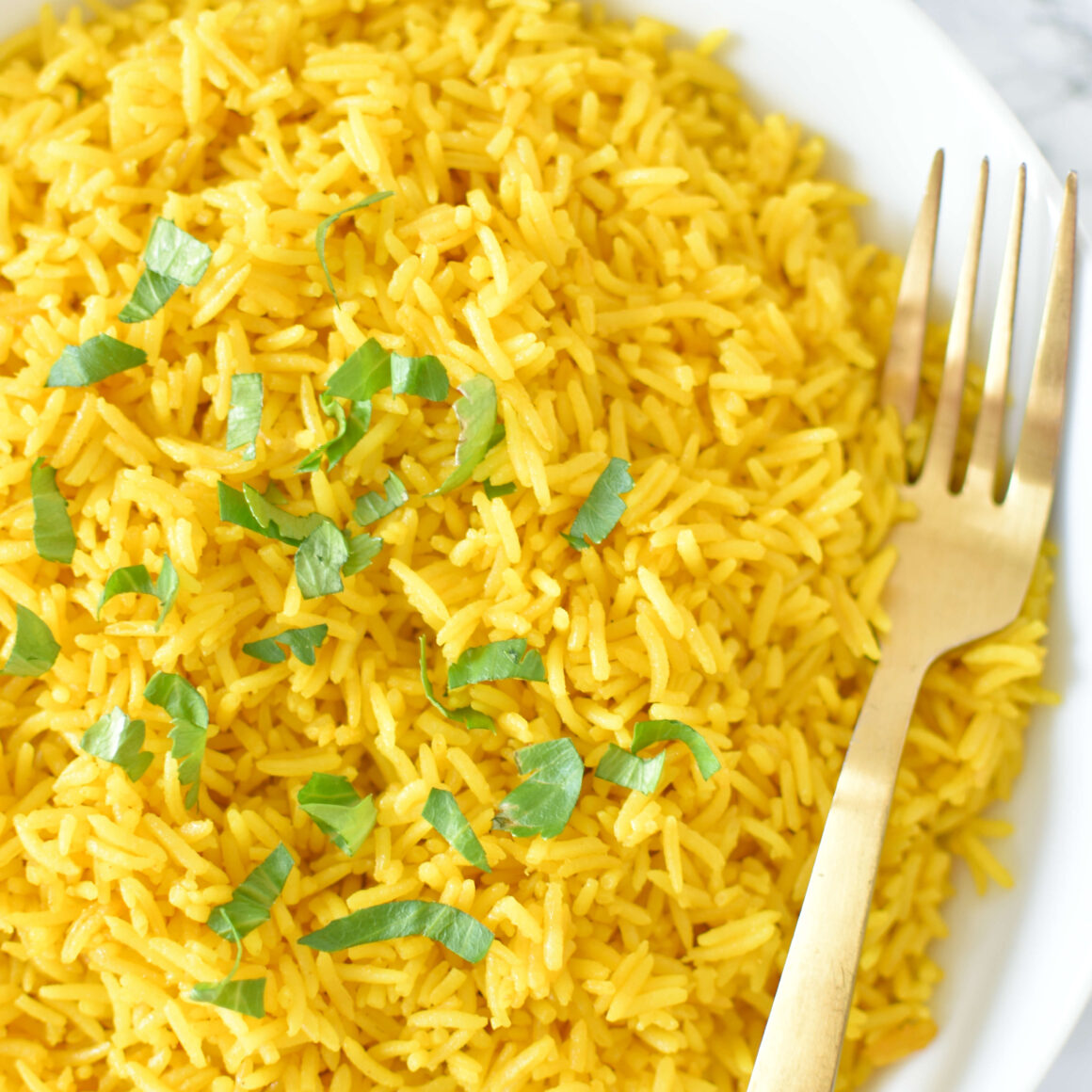 Coconut Turmeric Rice | Easy Coconut Turmeric Rice Recipe