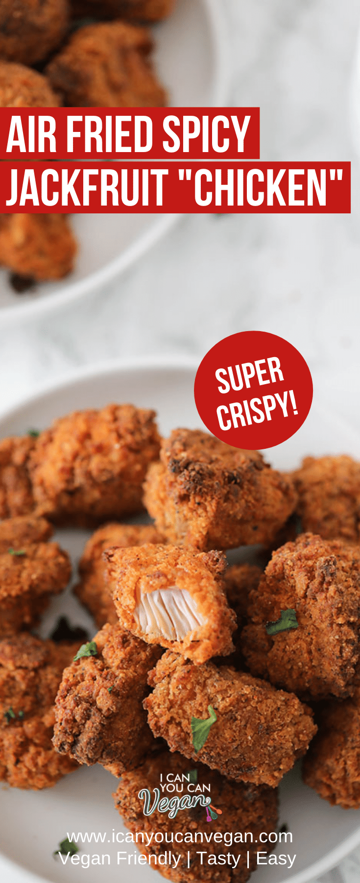 Spicy Chicken Fried Jackfruit (Air Fryer Recipe!) [+VIDEO ...