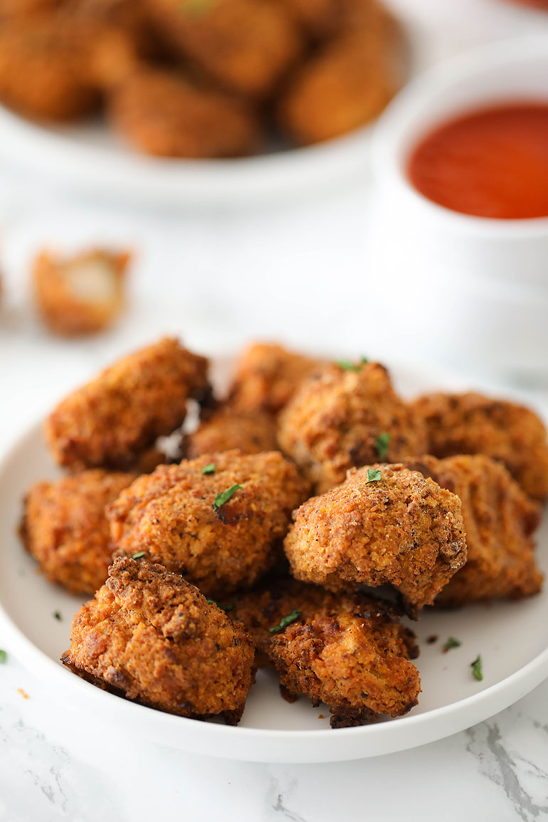 Spicy Chicken Fried Jackfruit (Air Fryer Recipe!) | I Can You Can Vegan