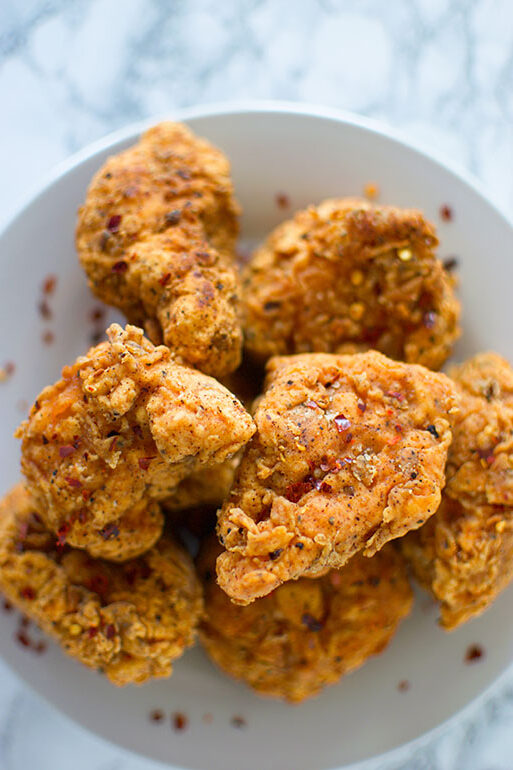 Spicy Chicken Fried Tofu | ICanYouCanVegan ICanYouCanVegan Spicy ...