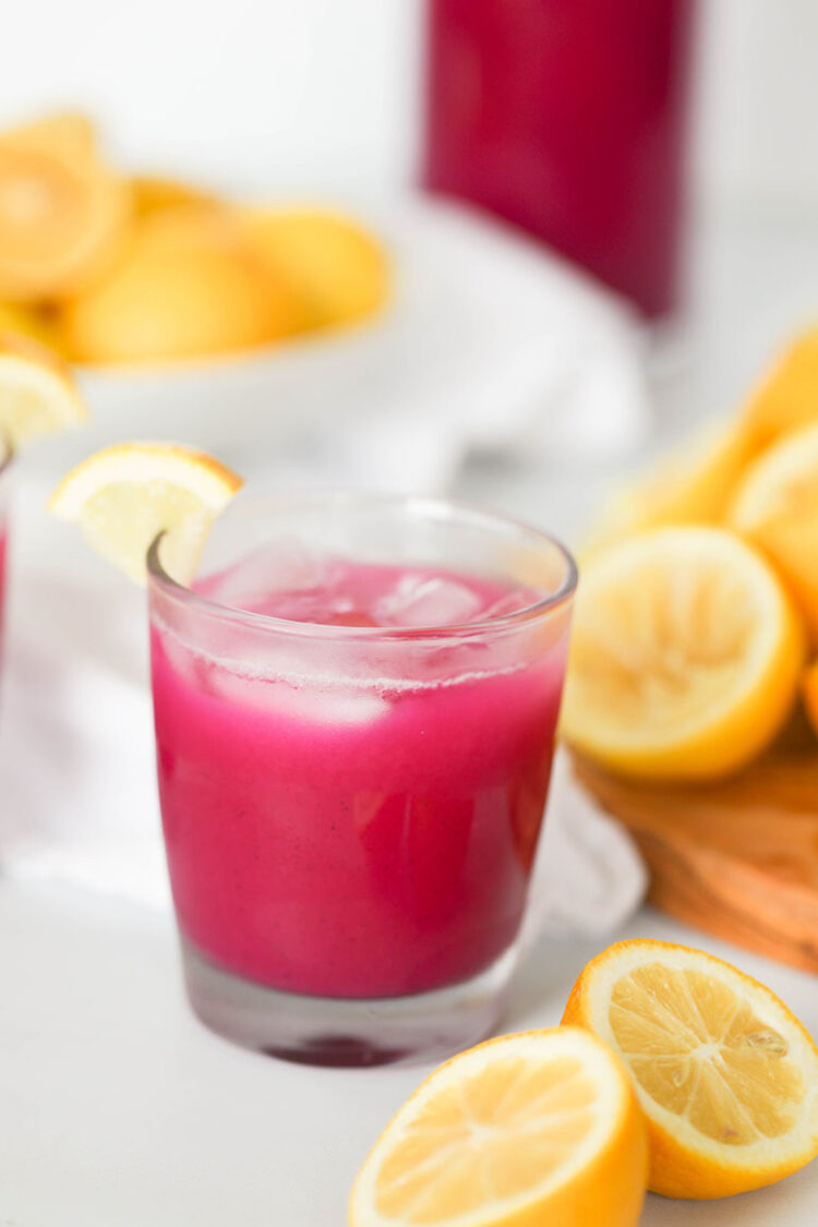 Easy Dragon Fruit Lemonade | ICanYouCanVegan