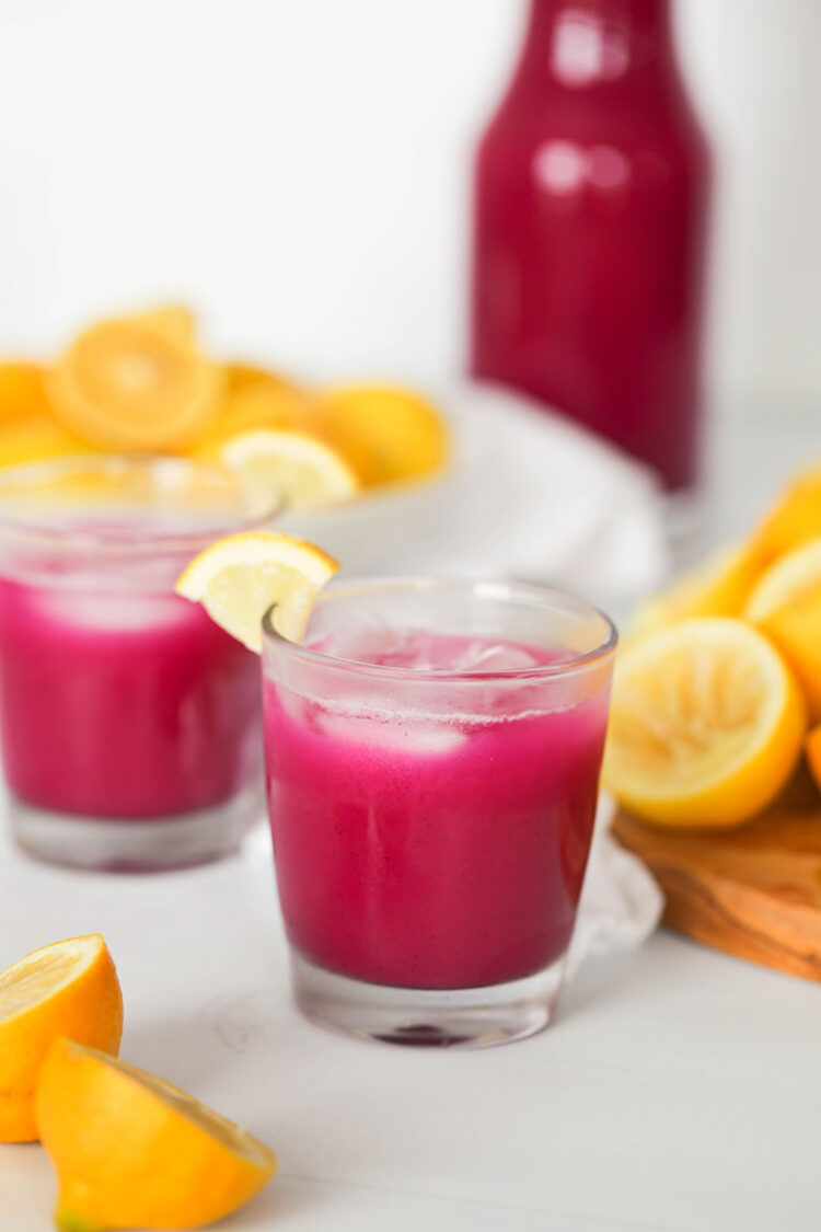 Easy Dragon Fruit Lemonade | ICanYouCanVegan