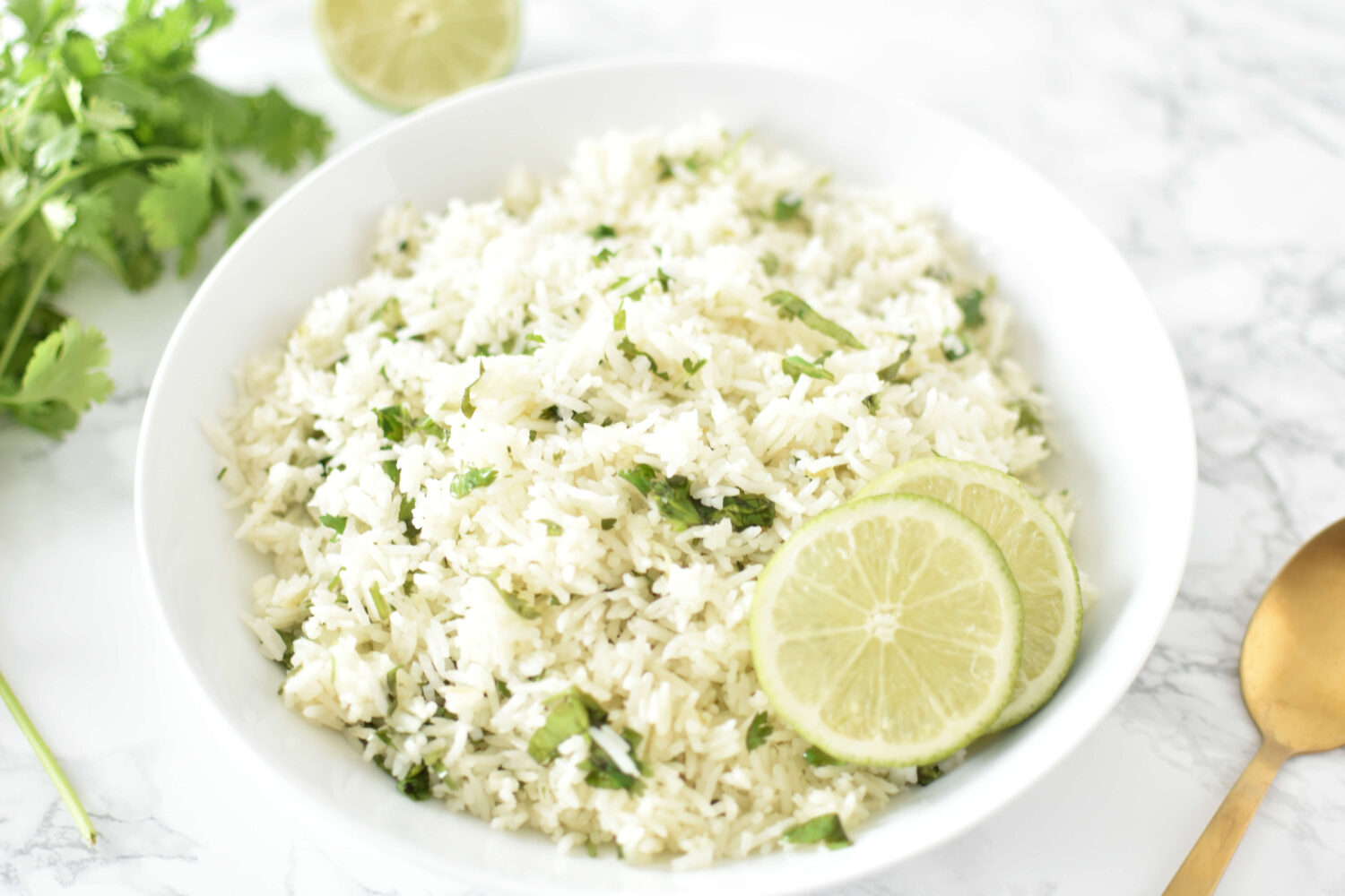 Easy Cilantro Lime Rice [+VIDEO] | ICanYouCanVegan Easy Vegan Cilantro ...